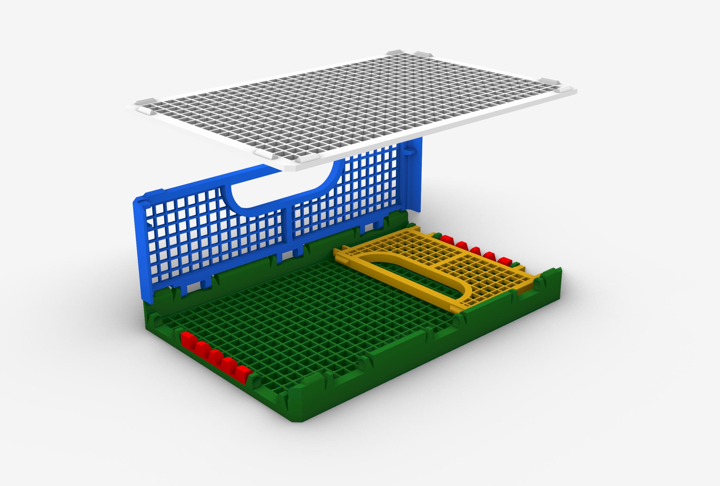 Foldable and stackable Crate (old) by baph | Download free STL model ...