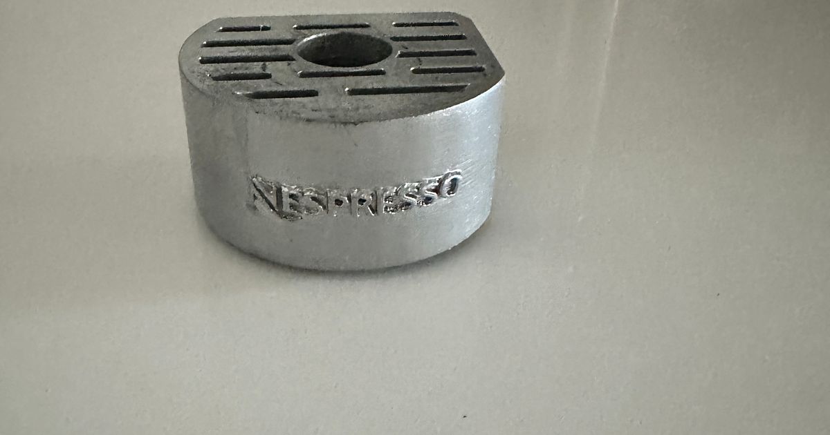 Nespresso creatista cup riser by pudljmpr | Download free STL model ...