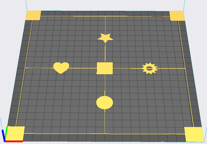 bed level test by david | Download free STL model | Printables.com