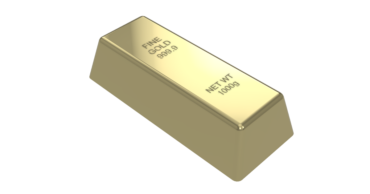 GoldBrick Heaven Door Stop by plabs.cz | Download free STL model | Printables.com