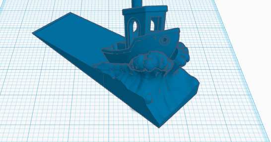 Benchy riding a wave doorstop by Bigfoot | Download free STL model ...