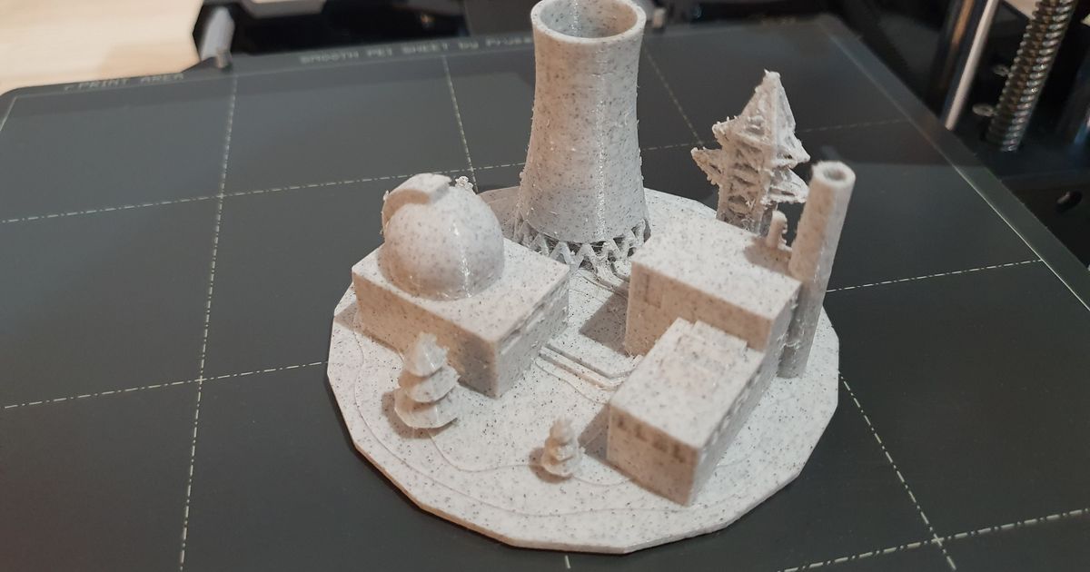 Nuclear power plant por Fierce Pears | Descargar modelo STL gratuito ...