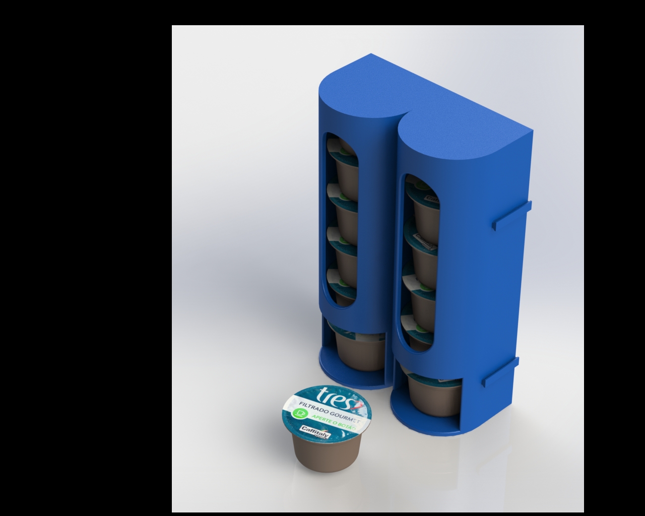 Coffee Capsules Holder by Uspinhal | Download free STL model ...