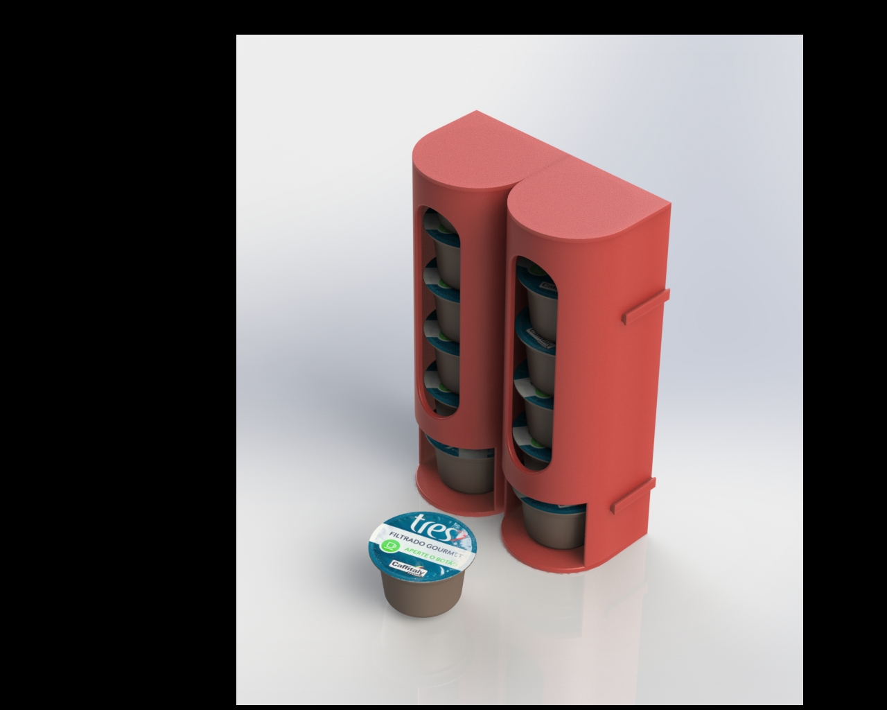 Coffee Capsules Holder by Uspinhal | Download free STL model ...