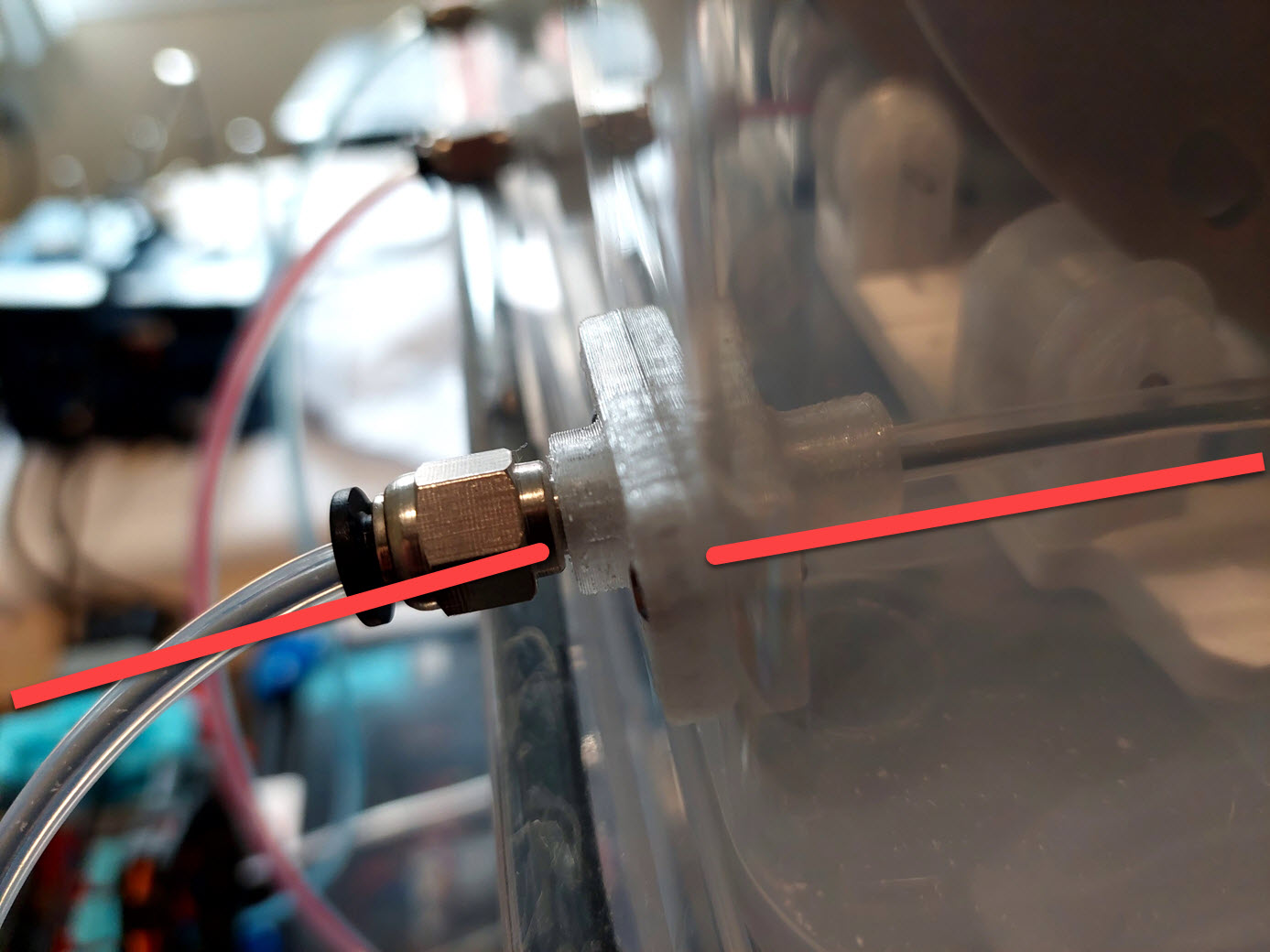 3 filament holder and with 3 buffer in one Ikea Samla 22L box for ERCF ...