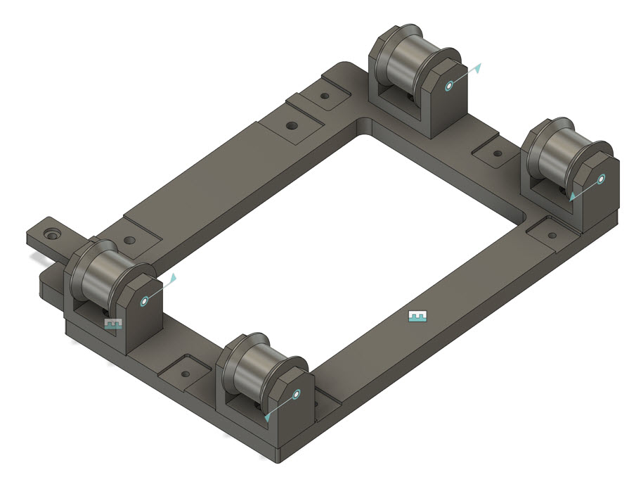 3 filament holder and with 3 buffer in one Ikea Samla 22L box for ERCF ...