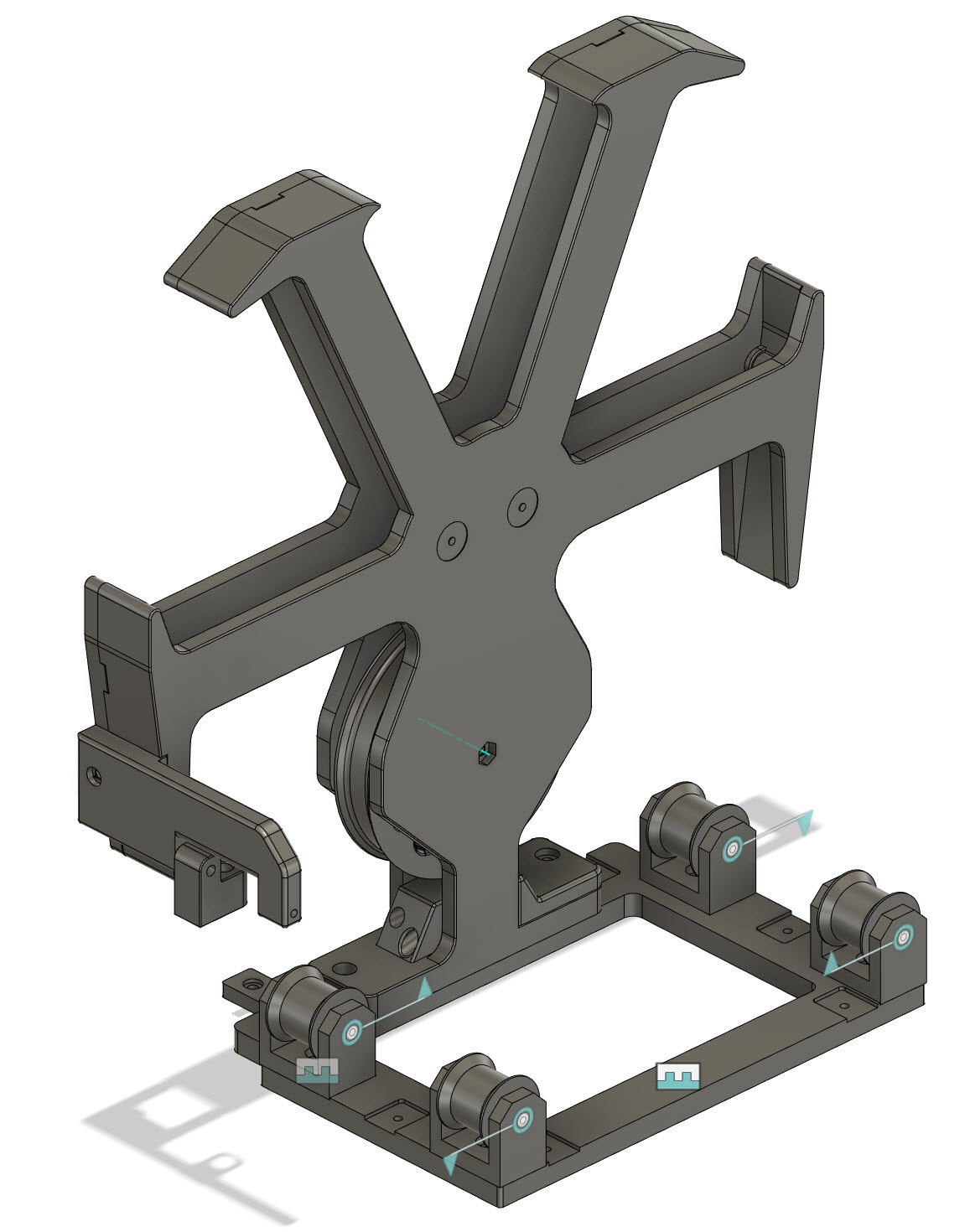 3 filament holder and with 3 buffer in one Ikea Samla 22L box for ERCF ...