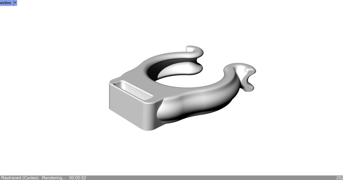 Sattelstützenadapter Fahrradlicht by Heavyweather | Download free STL ...