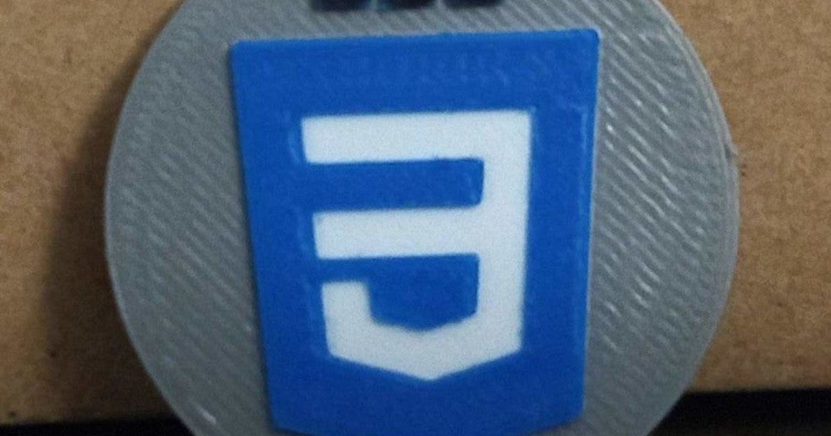 CSS3 medal by wsreith | Download free STL model | Printables.com