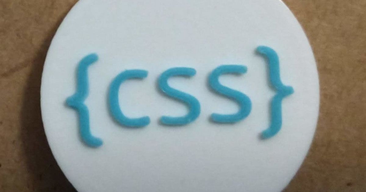 CSS medal by wsreith | Download free STL model | Printables.com