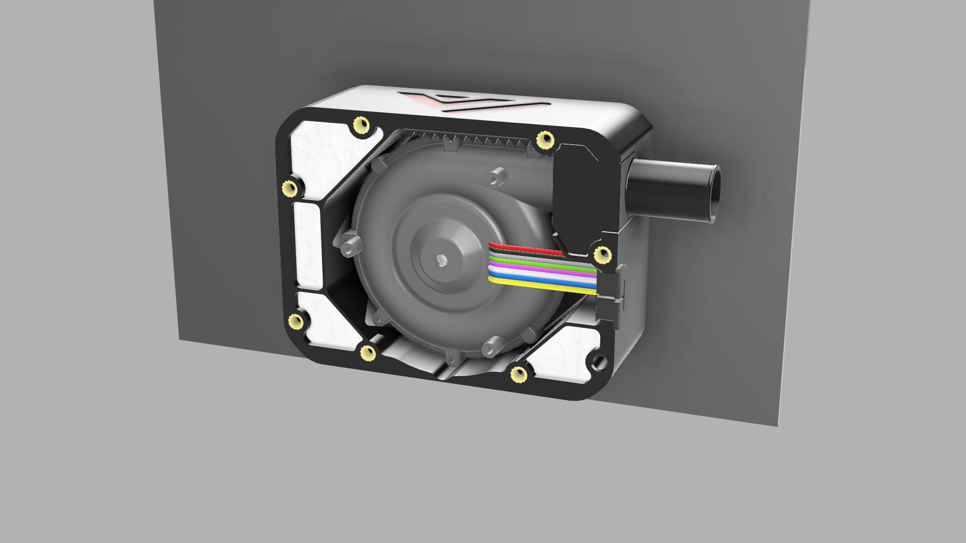 CPAP Fan Mount noise attenation. by Aldoale | Download free STL model ...