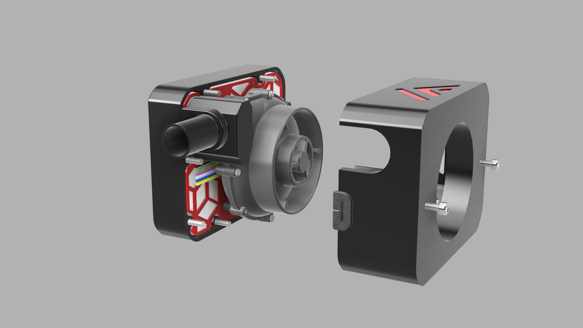CPAP Fan Mount noise attenation. by Aldoale | Download free STL model ...