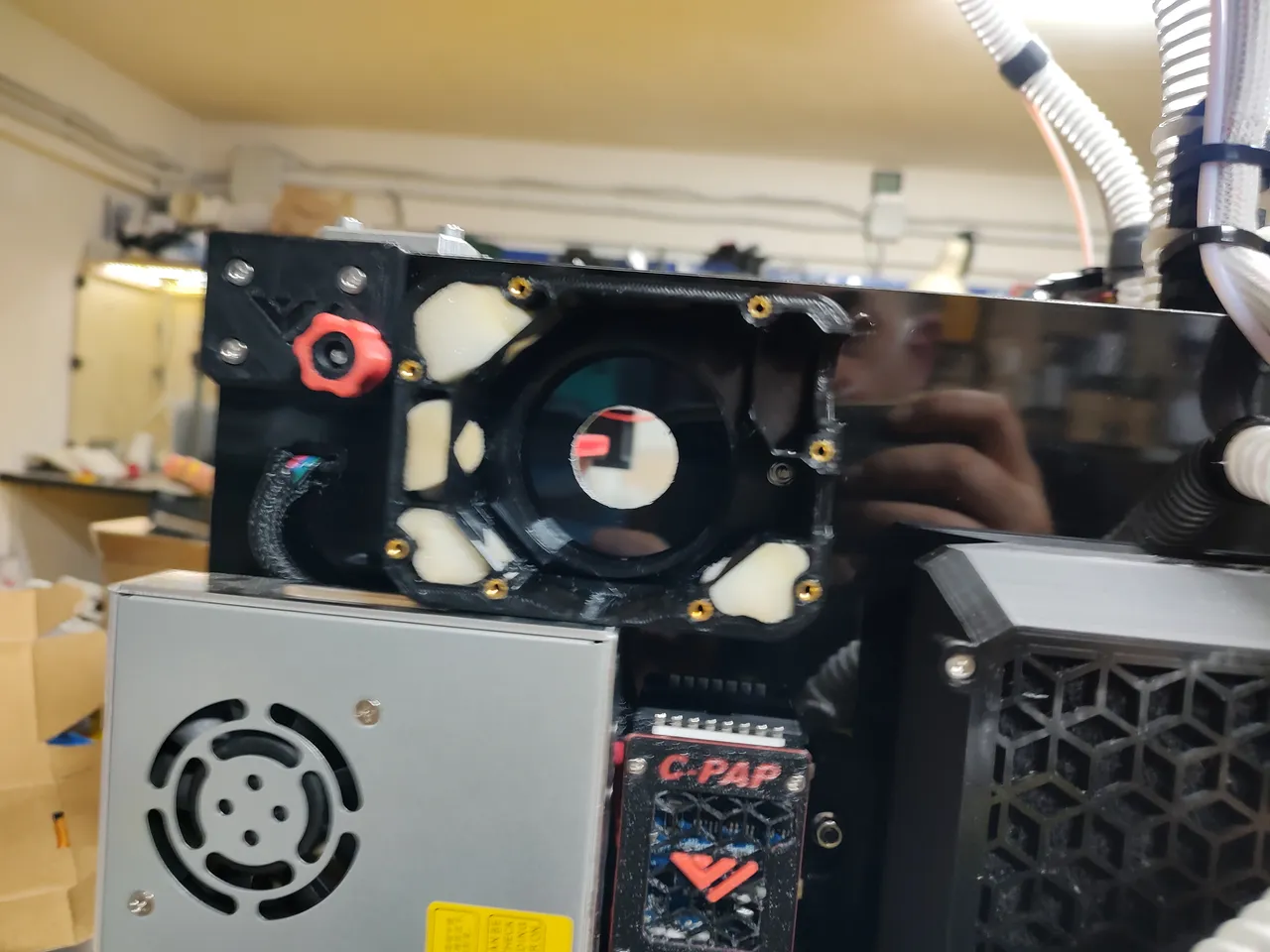 CPAP Fan Mount noise attenation. by Aldoale | Download free STL model ...