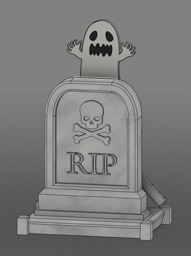 Pop up Ghost by Joel | Download free STL model | Printables.com