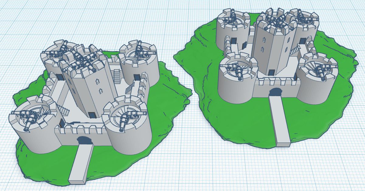 Mantic Armada Fortifications - Fortress - (Updated: 26/10/23) by ...