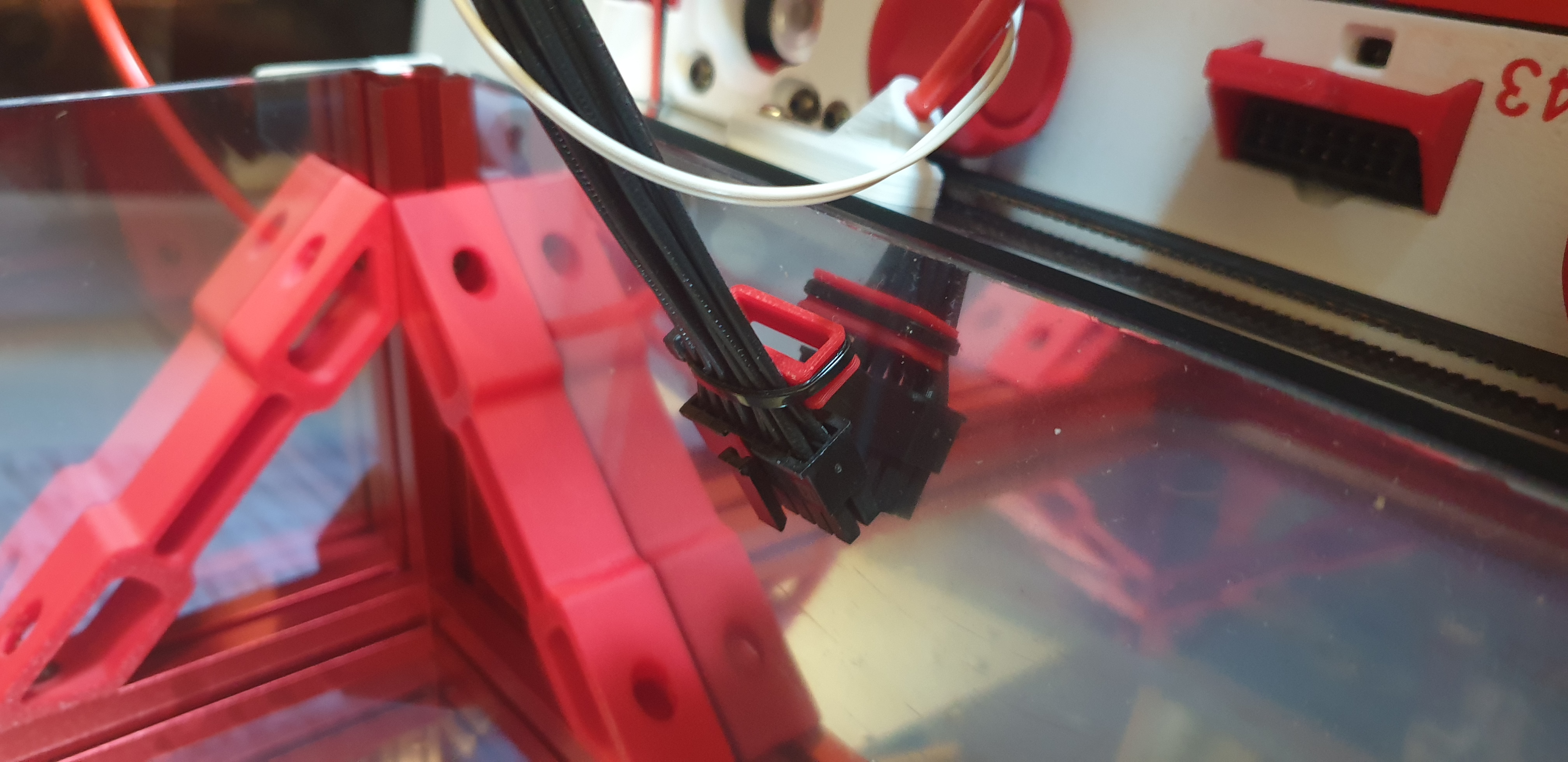 Voron V0 / V0.1 /V0.2 / V0.2R1 Umbilical cover (with strain relief) par ...