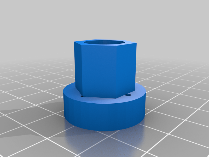 Z-nut adapter for mendel90, to use lead screws by Lucas | Download free ...