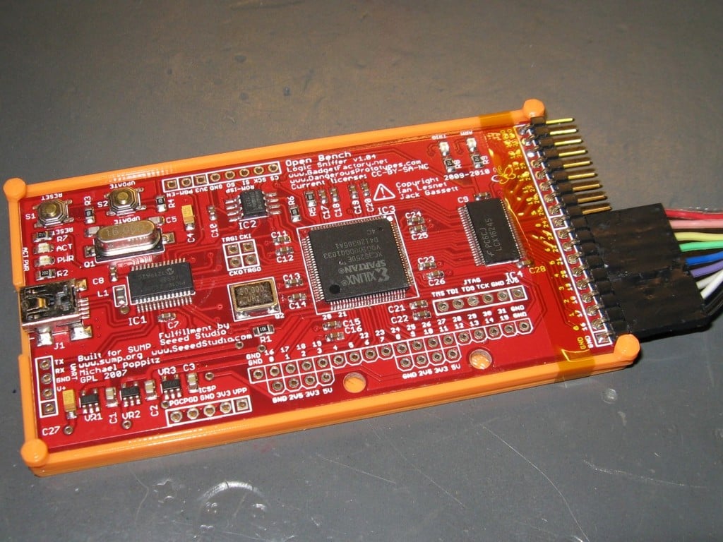 PCB holder for Open Logic Sniffer by Lucas | Download free STL model ...