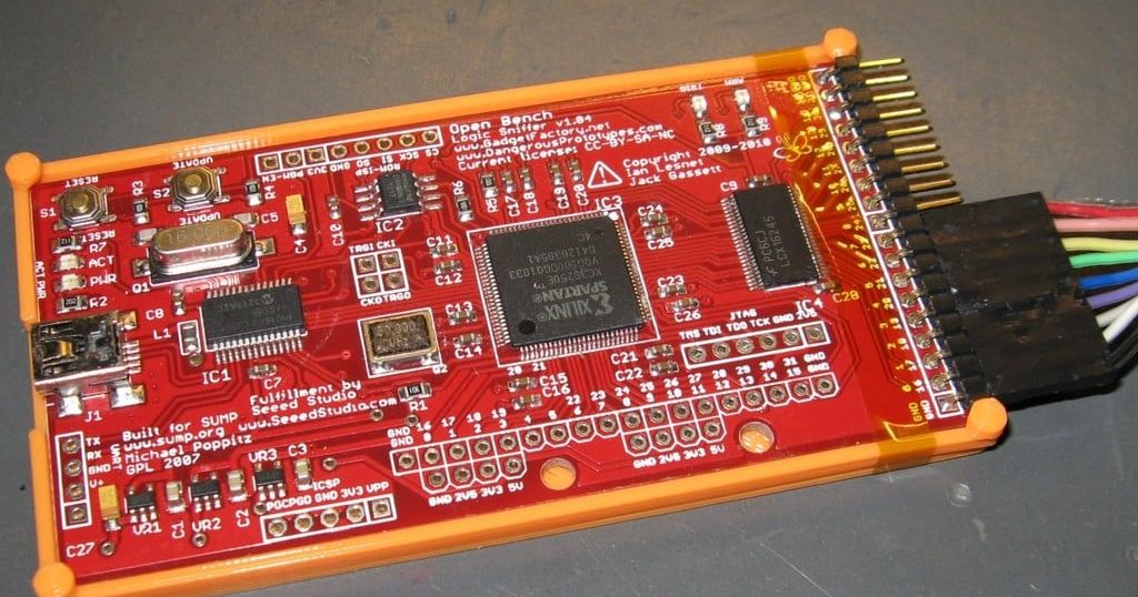 PCB holder for Open Logic Sniffer by Lucas | Download free STL model ...