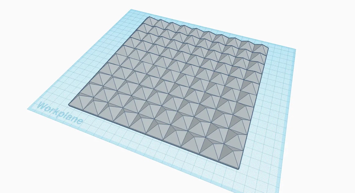 10in x 10in pyramids wall tile by D4Pick1eB0i | Download free STL model ...