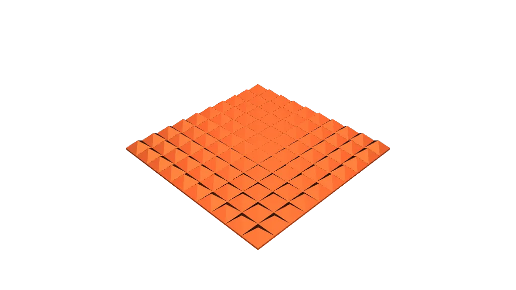 10in x 10in pyramids wall tile by D4Pick1eB0i | Download free STL model ...