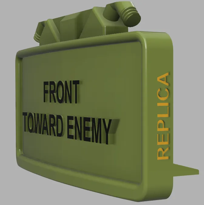 Claymore Door Stop by pwmodder1027 | Download free STL model ...
