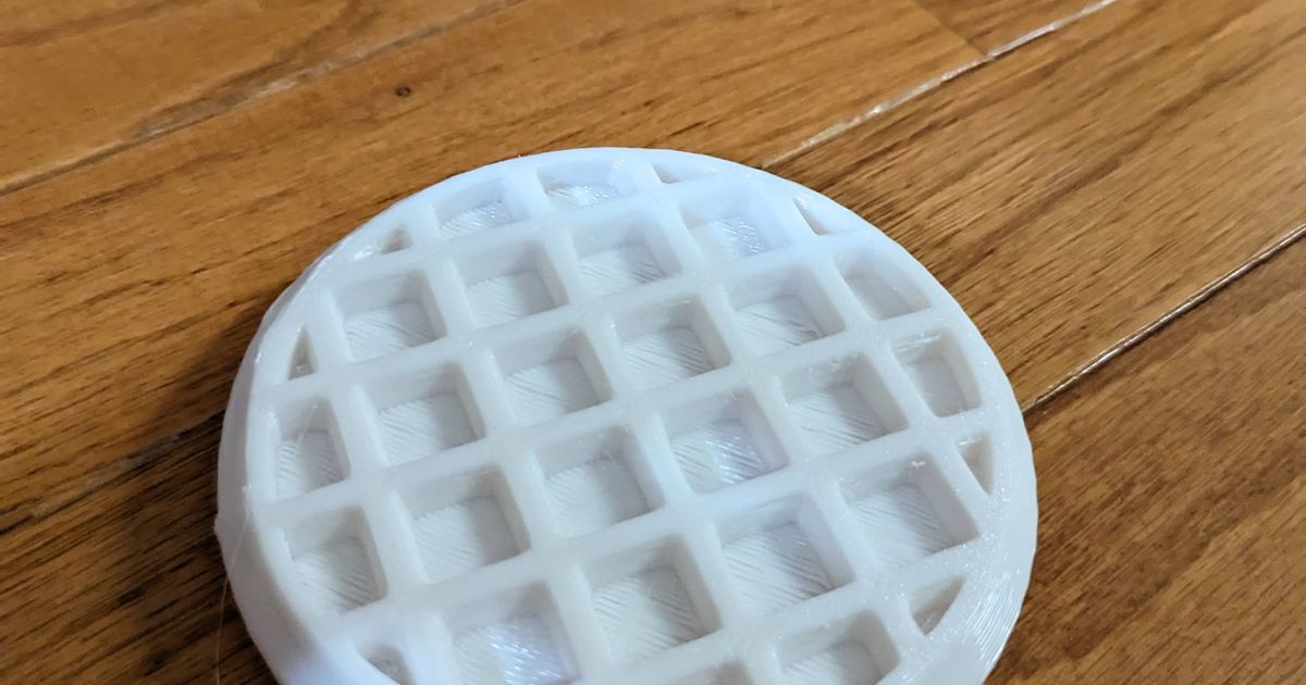 Small Waffle (100x100x15mm) by Jayfeather | Download free STL model ...