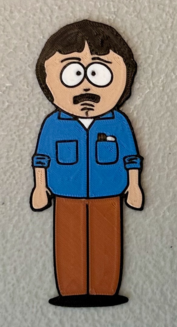 Multicolor Randy Marsh Magnet by wotfan69 | Download free STL model ...