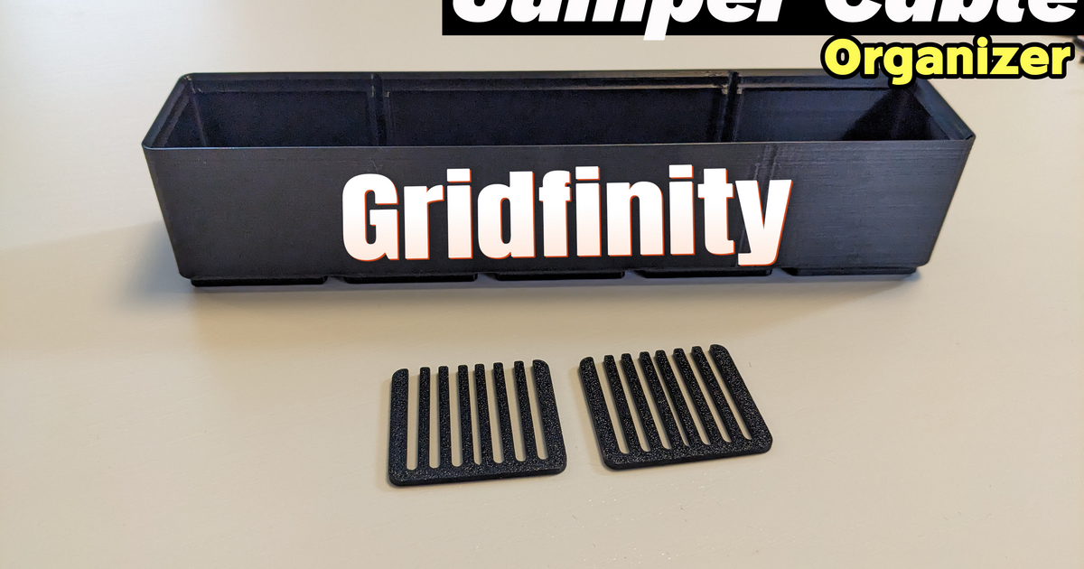 Gridfinity Jumper Cable Holder Organizer by The Printing Pilot ...