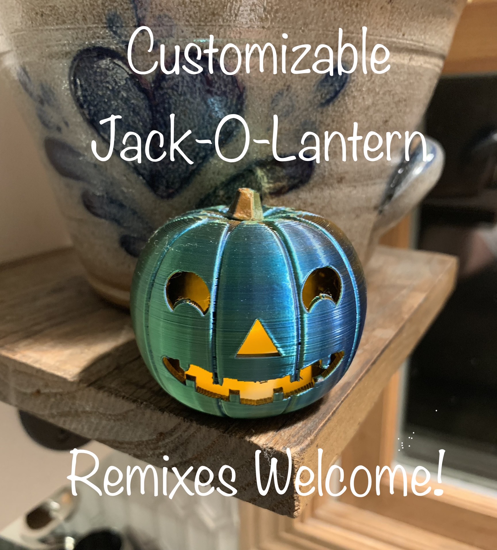 Customizable Jack-O-Lantern Pumpkin Tea Candle by Anthony Cerqua ...