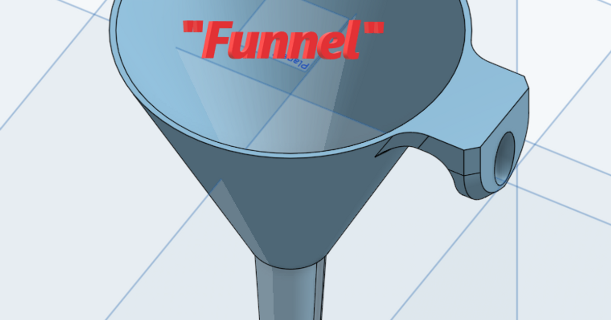 Print your own " funnel " by Vanruxxx | Download free STL model ...