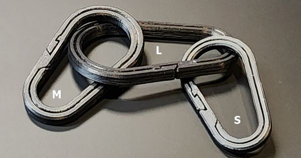 #0107 EVEN STRONGER Split Key Ring - Meets the Demands of Everyday Use ...