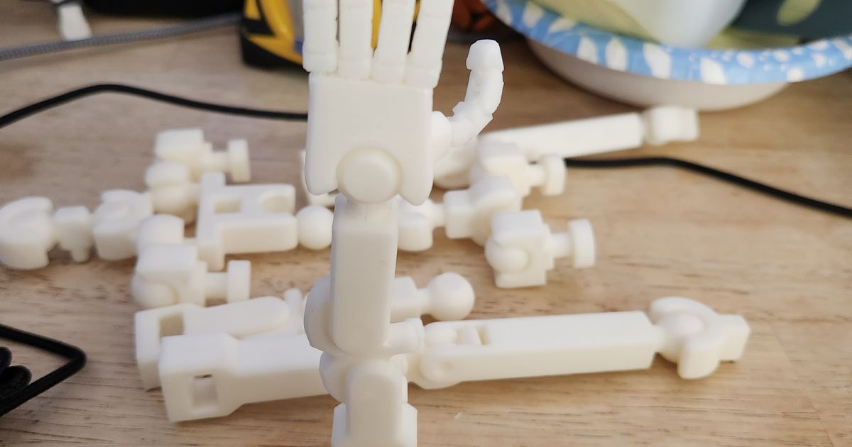 Poseable Hands for Lucky 13 (250% scale) por SerinFel | Descargar ...