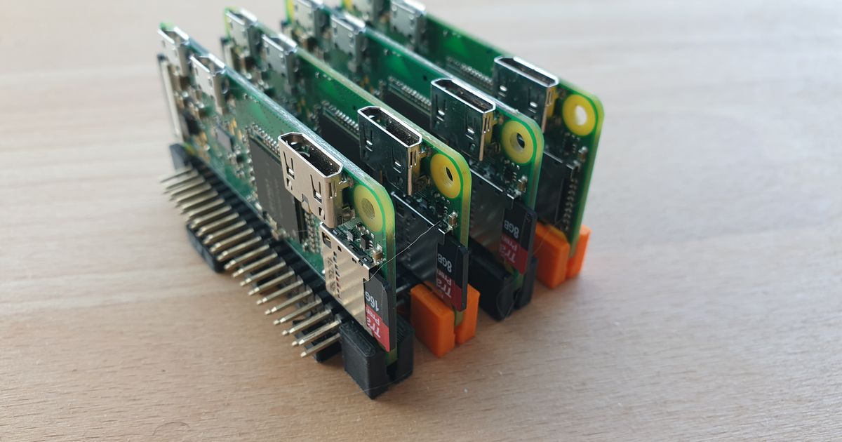 Raspberry PI Zero stand/rack by equi | Download free STL model ... Raspberry PI Zero stand/rack by equi | Download free STL model ...