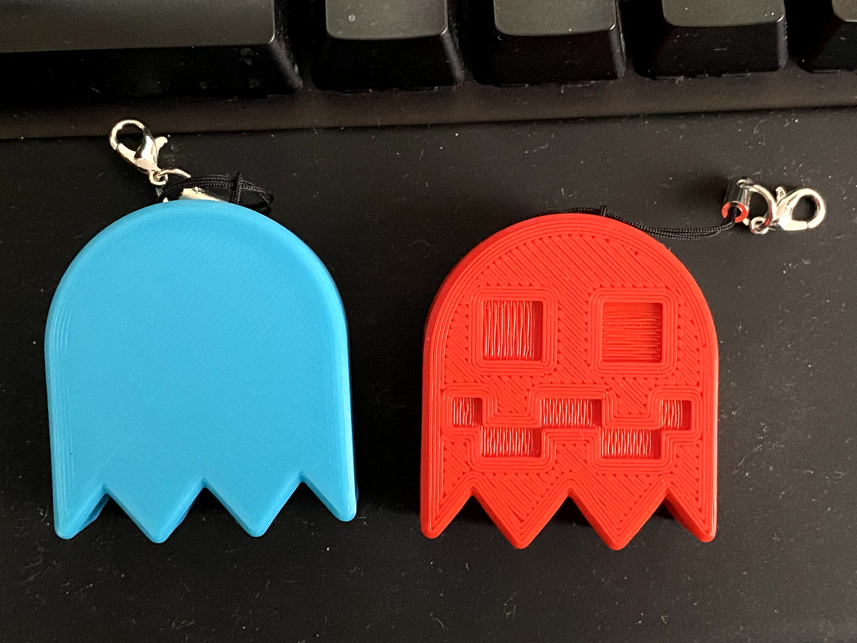 PacMan Ghosts - Keychain Fob by frijoles | Download free STL model ...