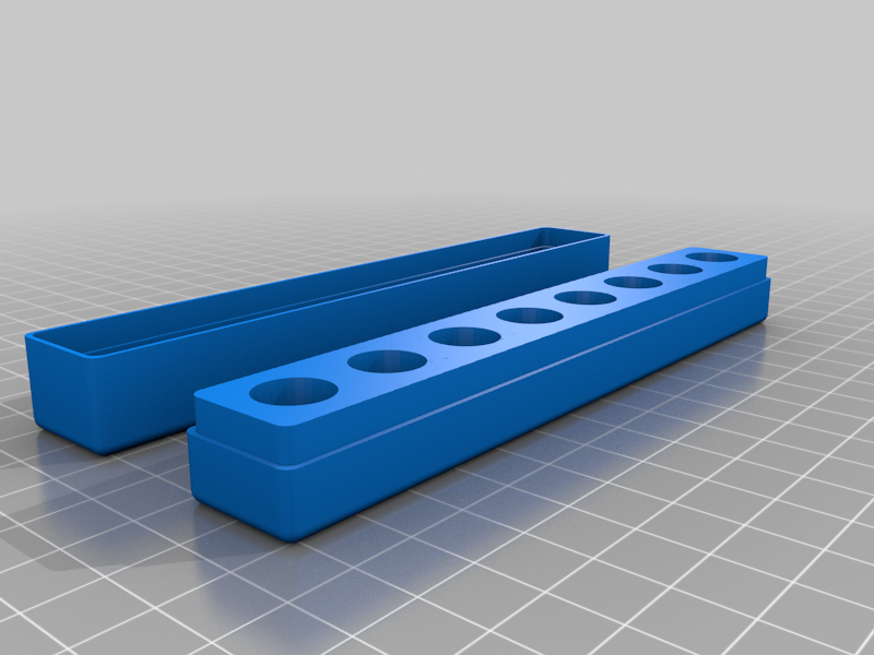 Parametric ER11 Collet Storage Box by quirxi | Download free STL model ...