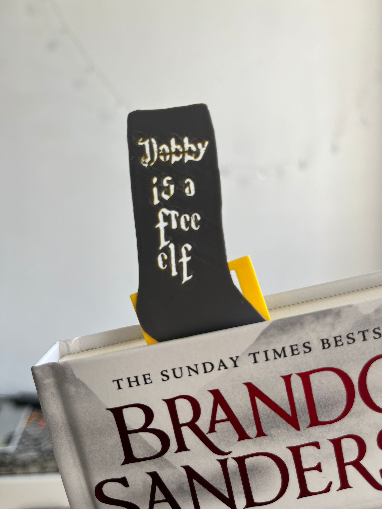 Harry Potter Dobby Is Free Bookmark by OrS | Download free STL model ...