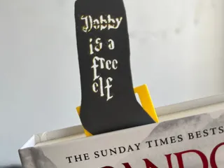 Harry Potter Dobby Is Free Bookmark by OrS | Download free STL model ...