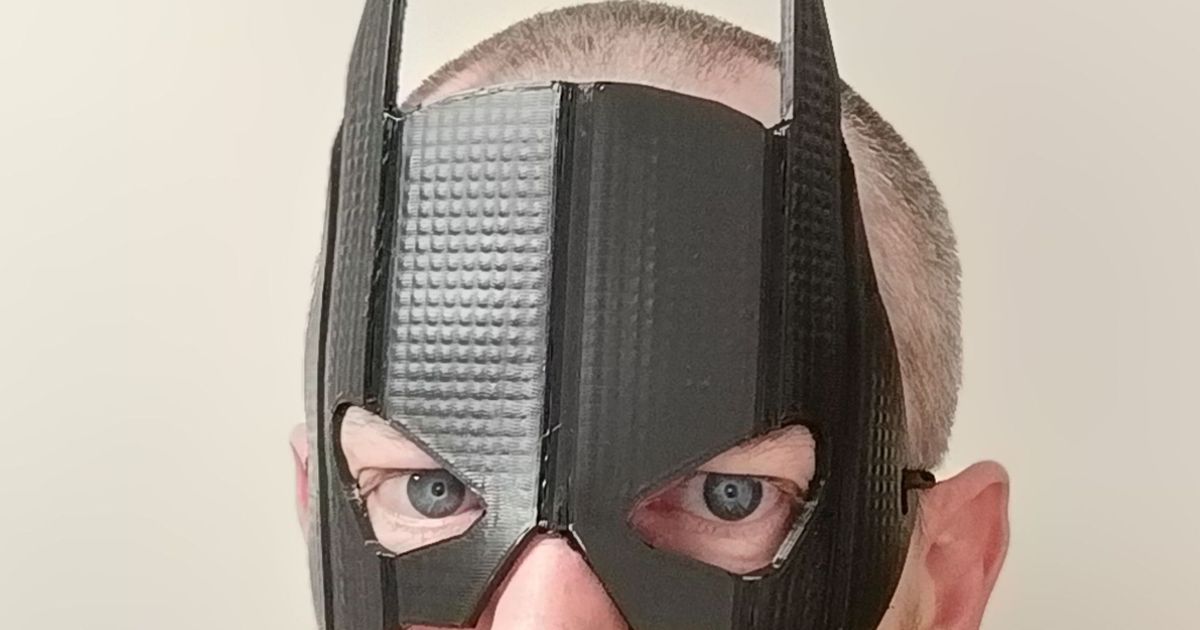 Batman mask by Starwhooper | Download free STL model | Printables.com