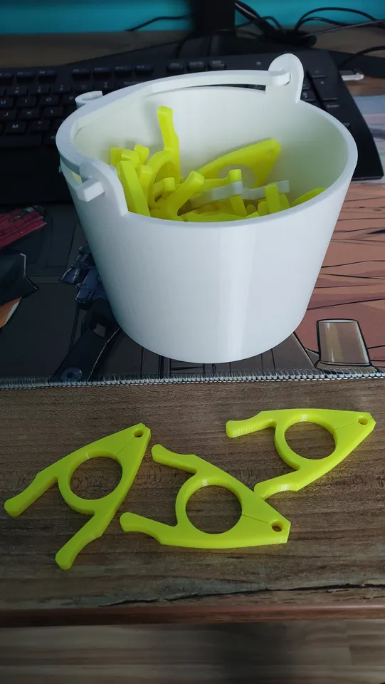 clothespin / laundry clips with a bucket for hanging by przemo_m ...