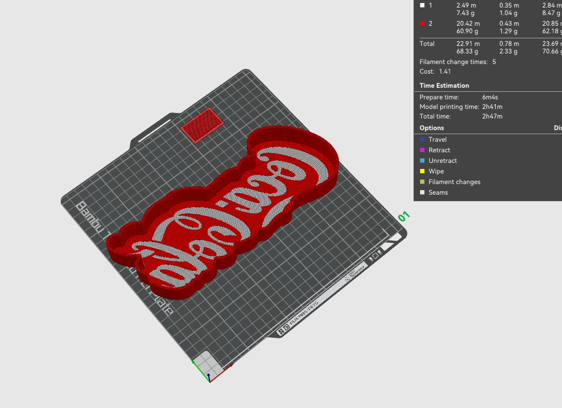 Coca-Cola Logo Lightbox LED Lamp by braga3dprint | Printables Store