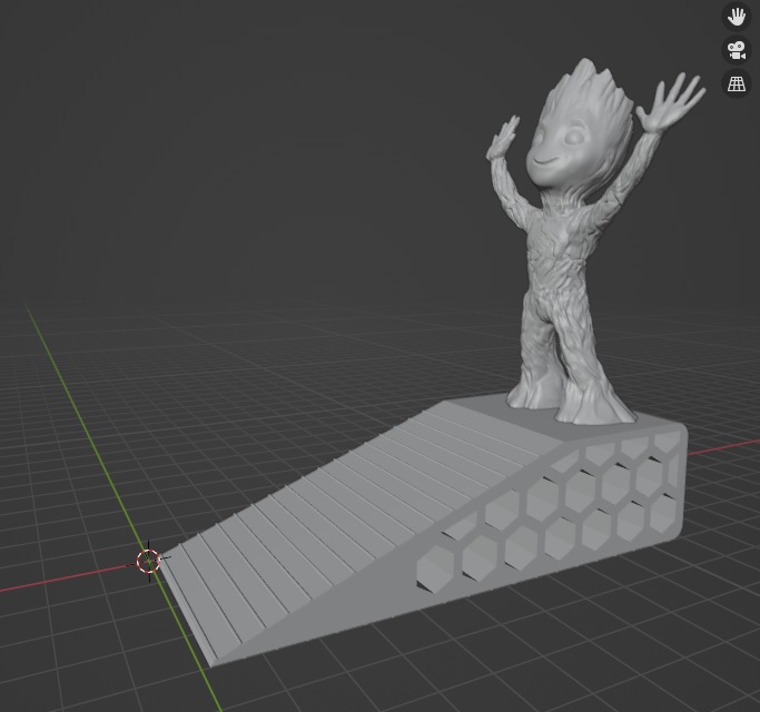 Groot door lock by Marekp | Download free STL model | Printables.com