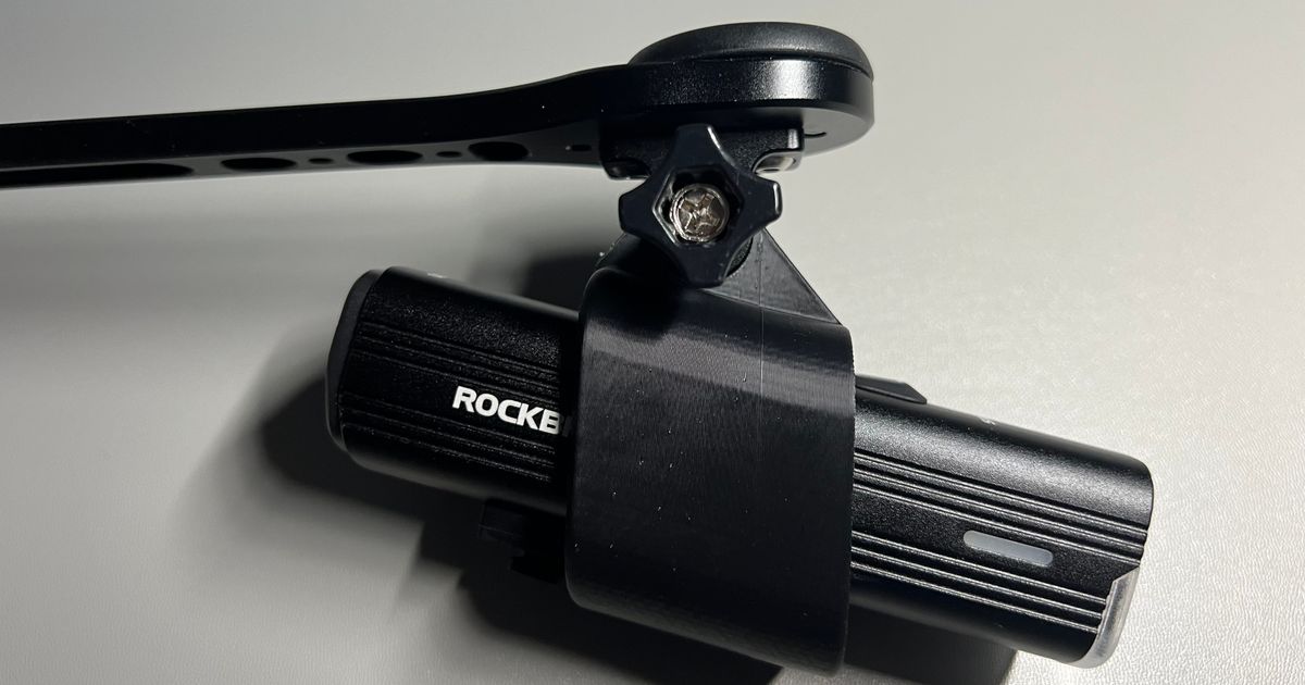 Bike Flashlight Rock Bros R3-1000 Mount on Gopro by Heizie | Download ...