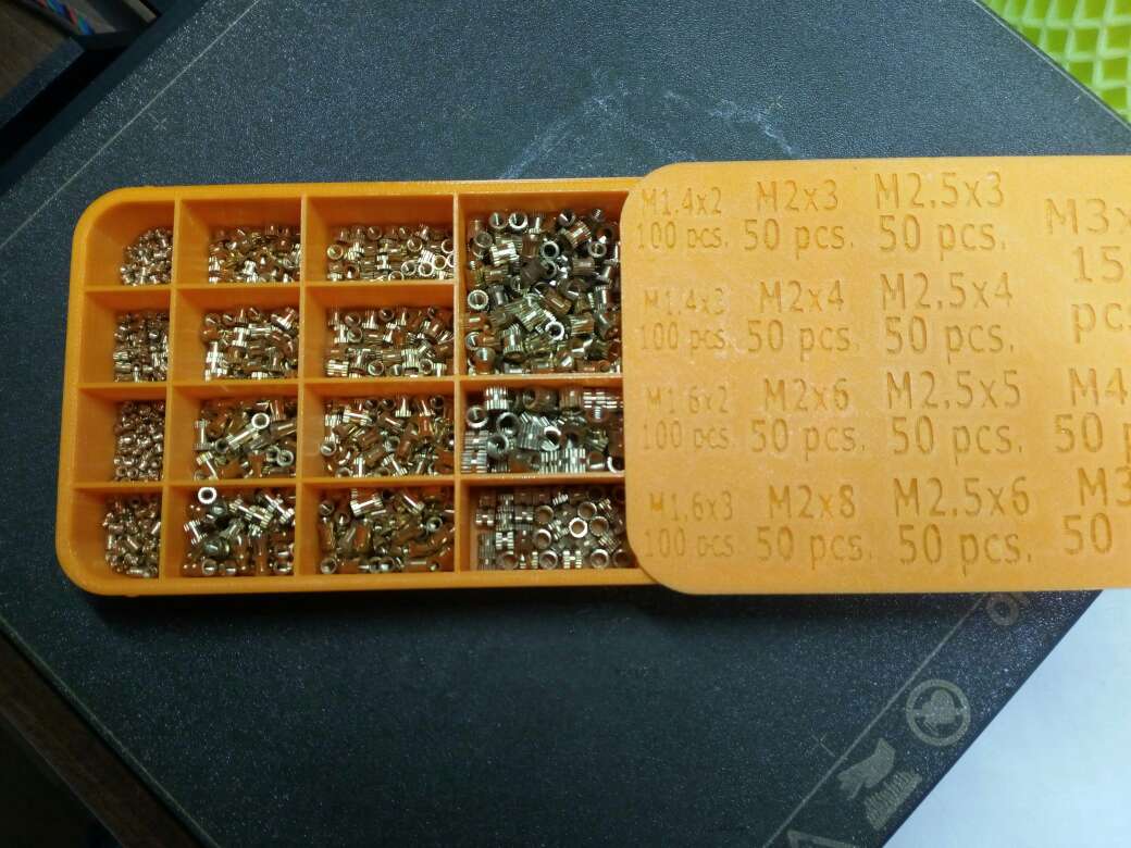 Box for knurled nuts by NicksonBG | Download free STL model ...