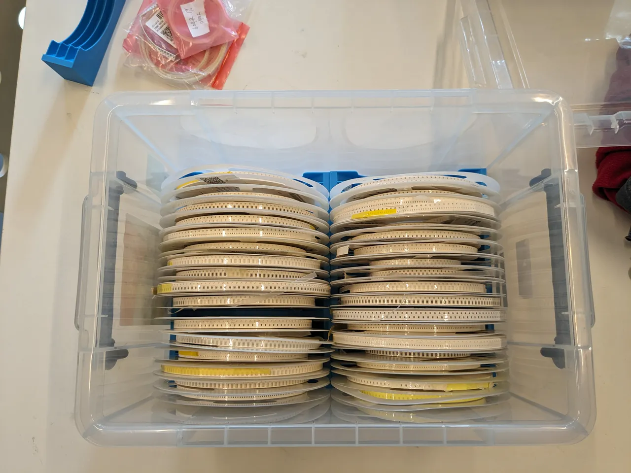 7" SMD reel organizer by Blinkinlabs | Download free STL model ...