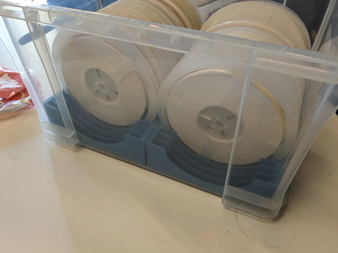 7" SMD reel organizer by Blinkinlabs | Download free STL model ...