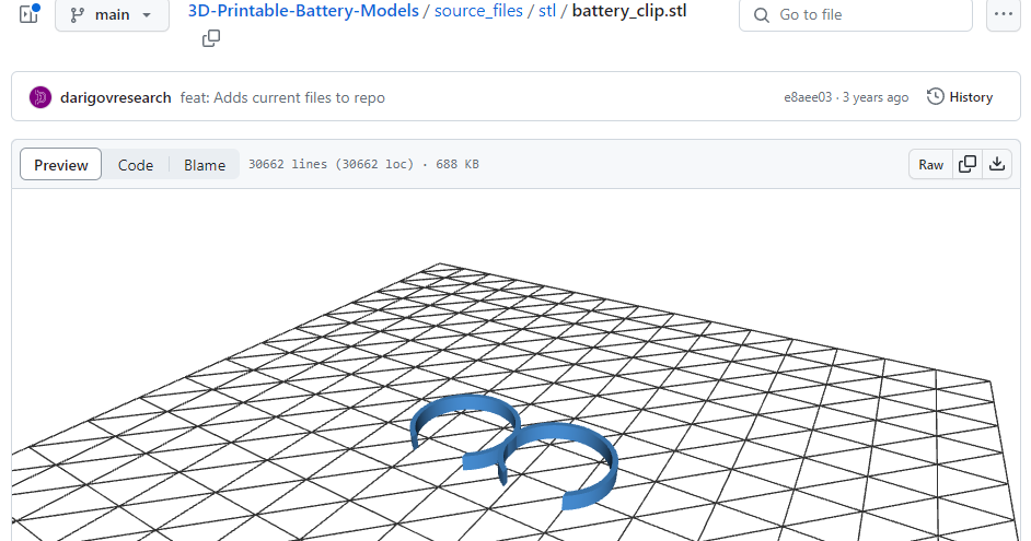 Battery Clip by Darigov Research | Download free STL model | Printables.com