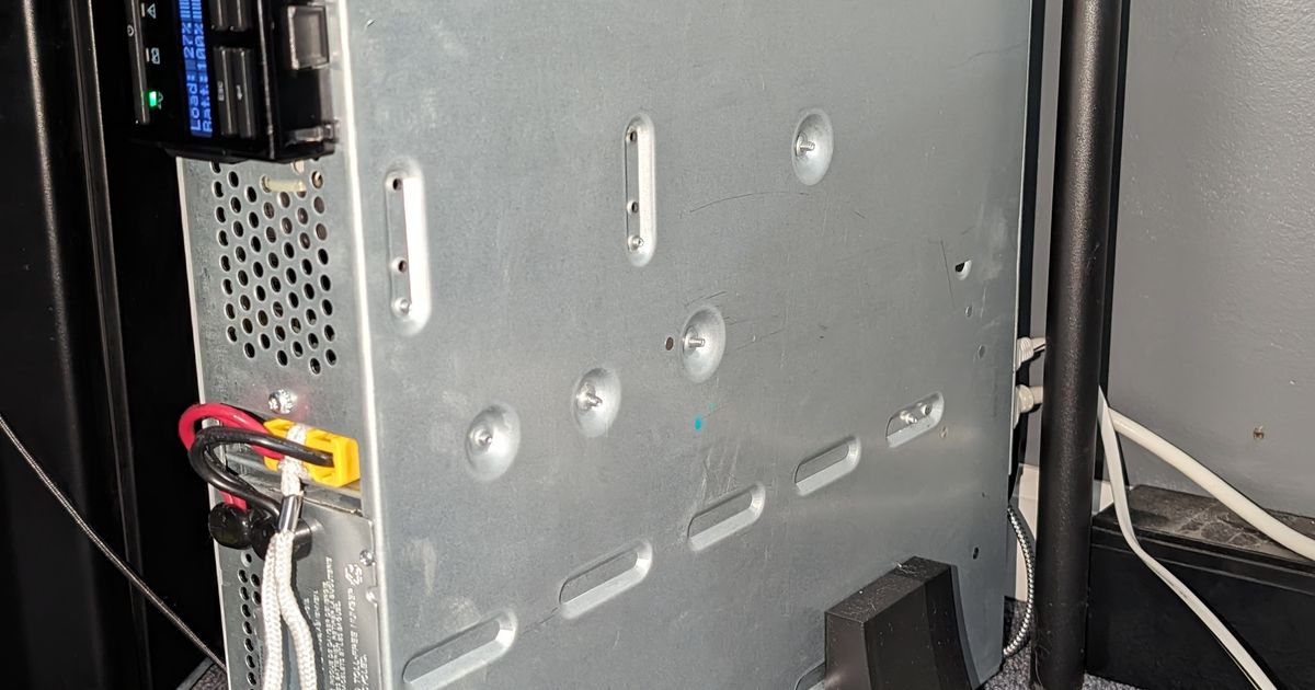 2U APC UPS Vertical Stand by Anthony Vitone | Download free STL model ...