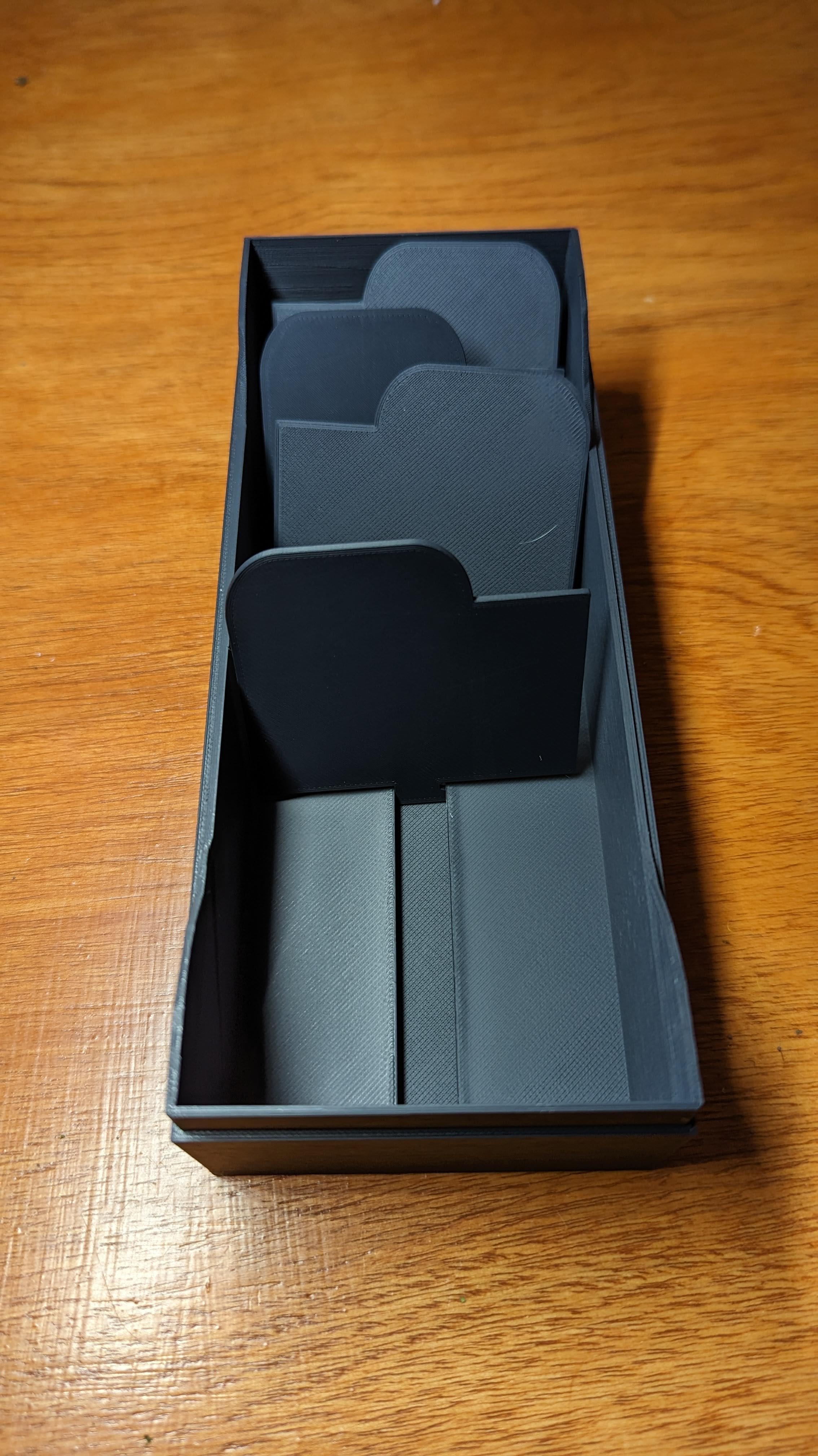 Card Holder with Dividers by PH | Download free STL model | Printables.com