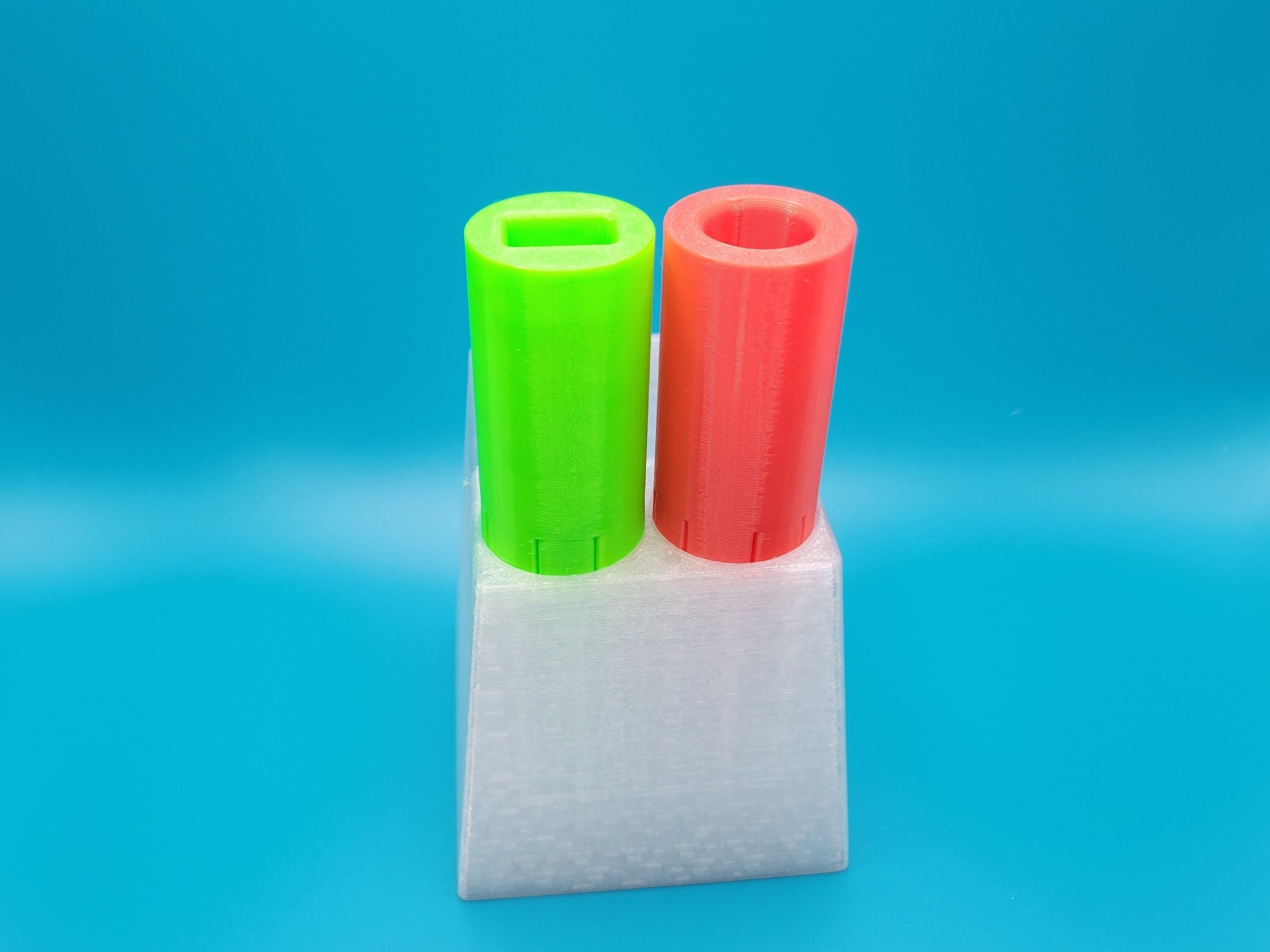 Double Toothbrush and Toothpaste Holder with Inserts and Drainage by ...
